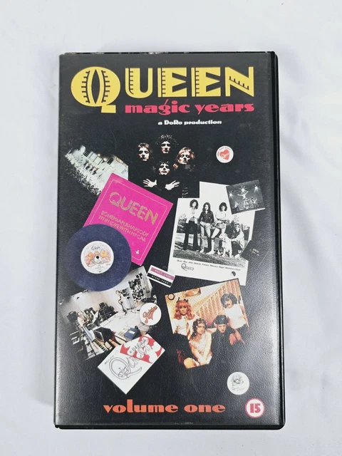 QUEEN VHS TAPES Freddie Mercury Live In Rio Greatest Flix Magic Years ...