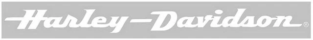 HARLEY DAVIDSON SCRIPT Windshield or Rear Window Decal Sticker Emblem ...