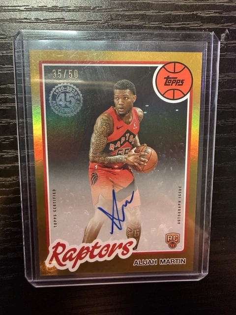 TOPPS NBA 2025/26 Alijah Martin Rookie Auto 35/50 (ON CARD) £68.30 ...