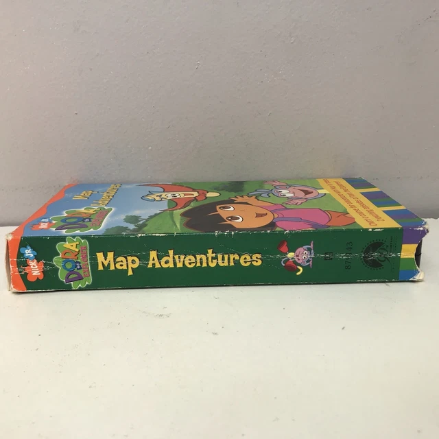 NICK JR DORA Explorer Map Adventures VHS Video Tape BUY 2 GET 1 FREE ...