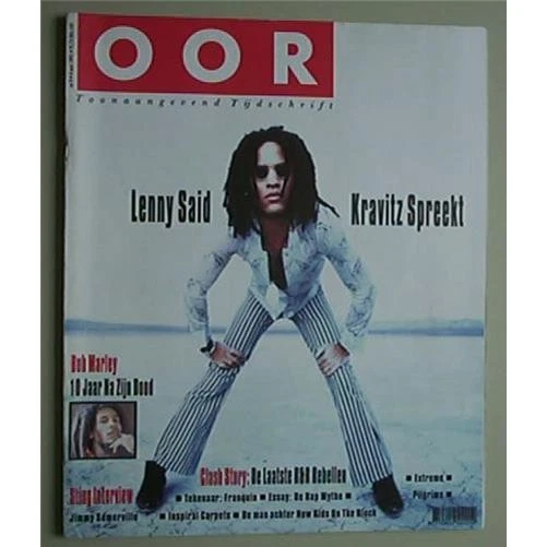 LENNY KRAVITZ OOR Magazine May 1991 - Great Colour Cover + 5 Page ...