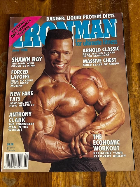IRONMAN BODYBUILDING MUSCLE magazine SHAWN RAY 6-90 $12.99 - PicClick