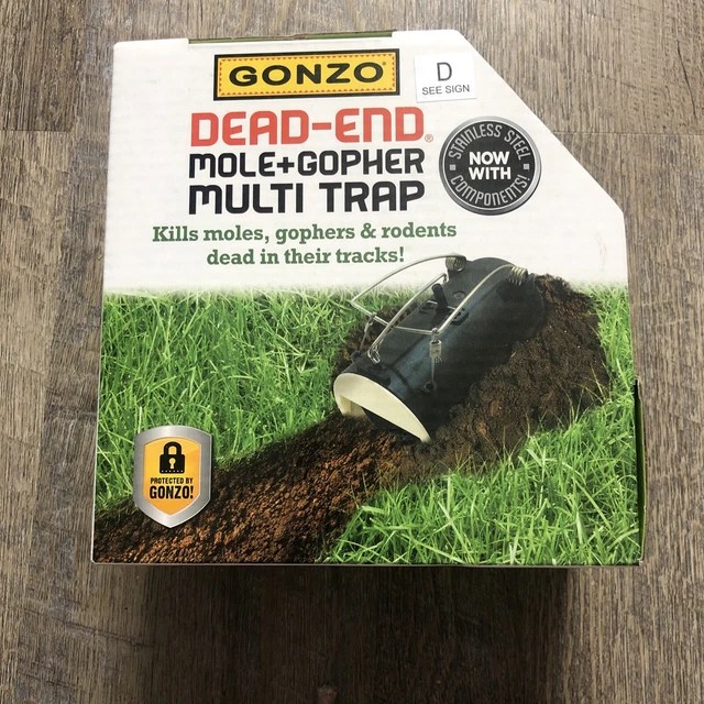 GONZO DEAD-END MOLE and Gopher Multi Trap New $25.00 - PicClick