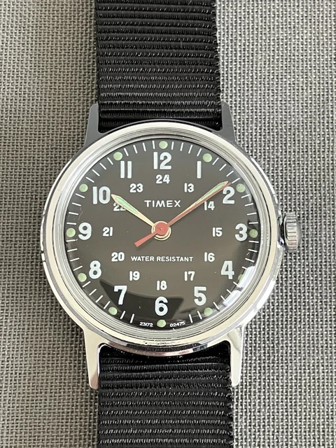 VINTAGE 1975 TIMEX Military Style Sprite Manual Wind Watch. £73.52 ...