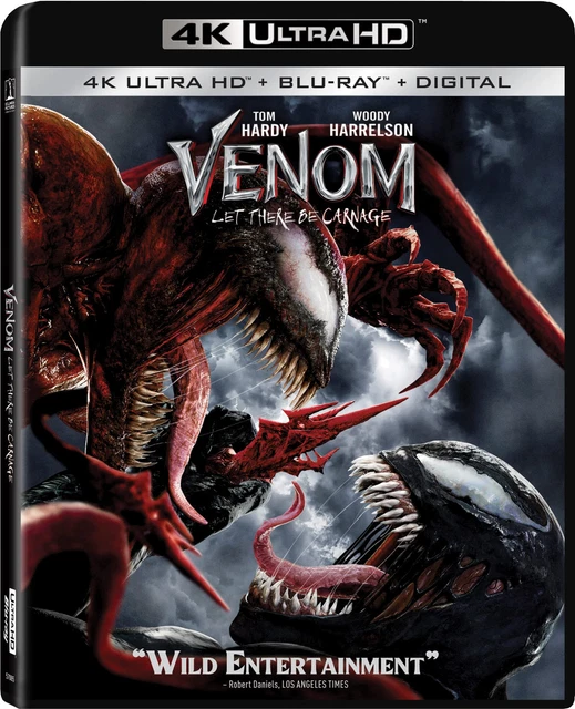 VENOM: LET THERE Be Carnage (4K UHD Blu-ray) Tom Hardy Michelle Williams EUR 43,46 - PicClick IT
