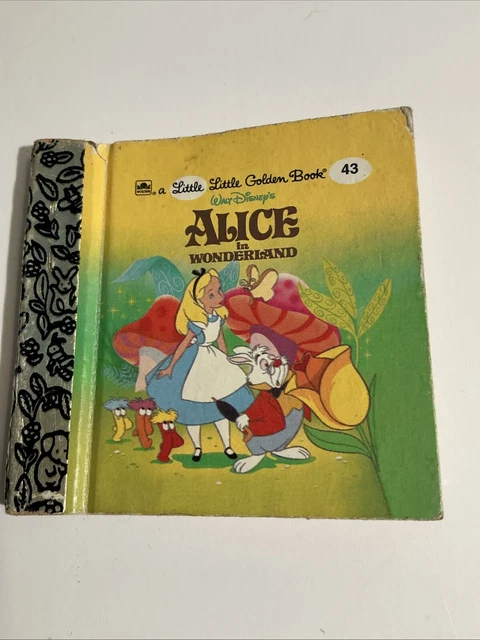ALICE IN WONDERLAND Little Little Mini Golden Book #43 £29.73 - PicClick UK