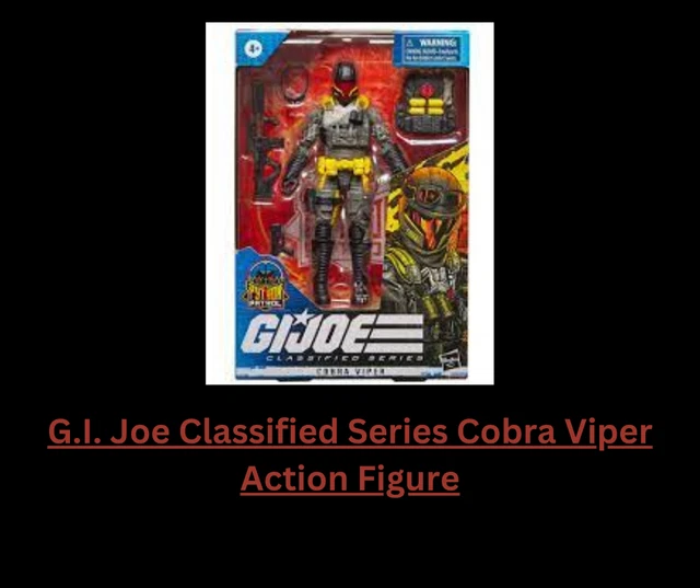 GI JOE CLASSIFIED Series Cobra Viper Python Patrol By Hasbro New Sealed ...