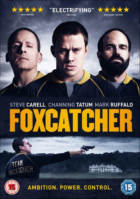 FOXCATCHER (DVD) STEVE Carell Channing Tatum Mark Ruffalo Sienna Miller ...