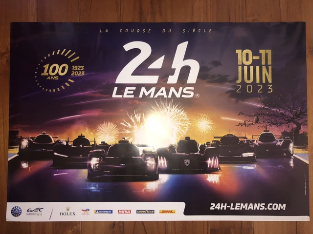Affiche 24 Heures Du Mans 2023 Eur 25 00 Picclick Fr