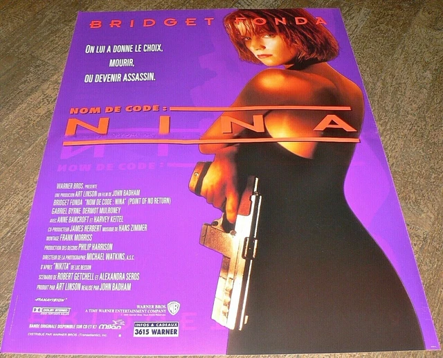 NOM DE CODE : NINA - Bridget Fonda - SET 10 AFFICHES D'ÉPOQUE 120CM/160CM (1993) EUR 3,50 ...