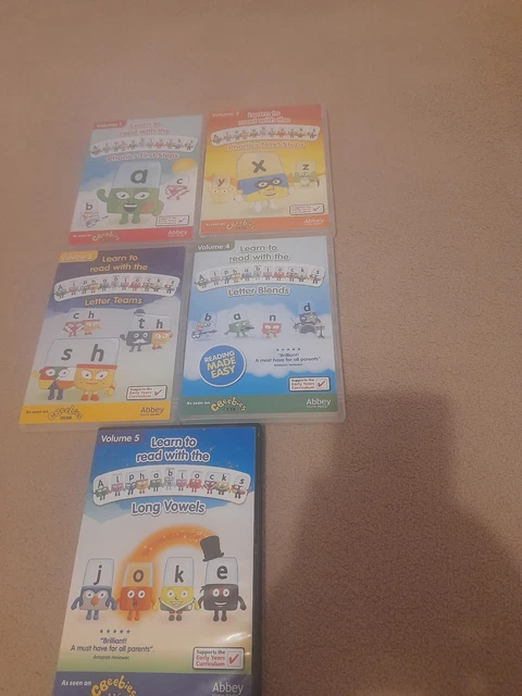 Alphablocks Complete Collection Cbeebies Bbc Tv Series Dvd Volumes 1