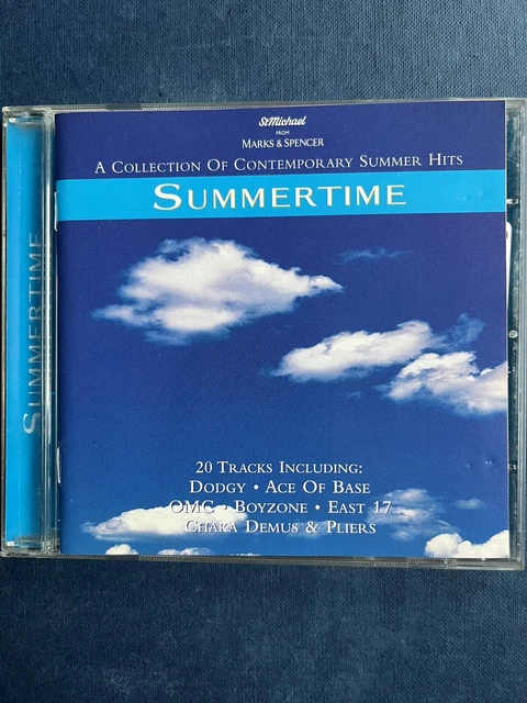 SUMMERTIME USED 20 Track Compilation Cd Rock Pop Soul 60s 70s 80s 90s ...