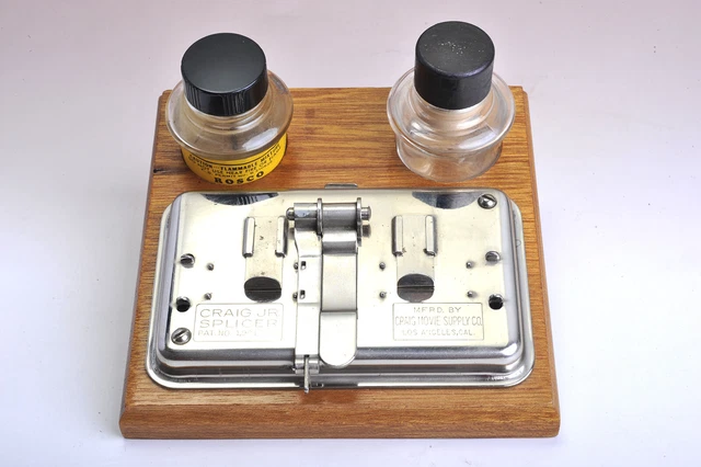 CRAIG 8-16 MM JR. Splicer, Klebepresse von 1938, für 8- und 16-mm-Filme ...