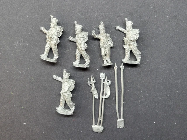 PERRY MINIATURES, NAPOLEONIC French, Eagle bearer, Eagle guards, 28mm ...