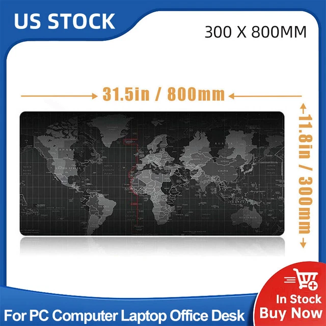 NEW EXTENDED GAMING Mouse Pad Extra Large Size Desk Keyboard Mat 800MM ...