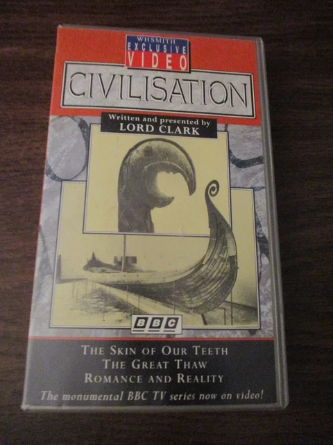 CIVILISATION LORD CLARK VHS Video Tape (NEW) £4.99 - PicClick UK