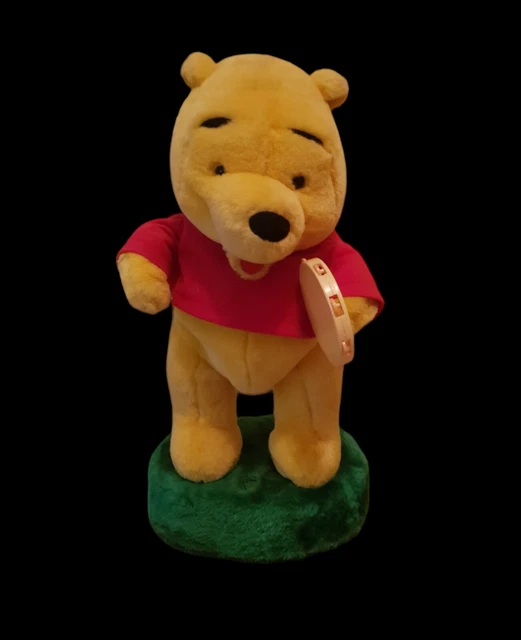 DISNEY WINNIE THE Pooh Singing and Dancing With Tambourine Thinkway ...