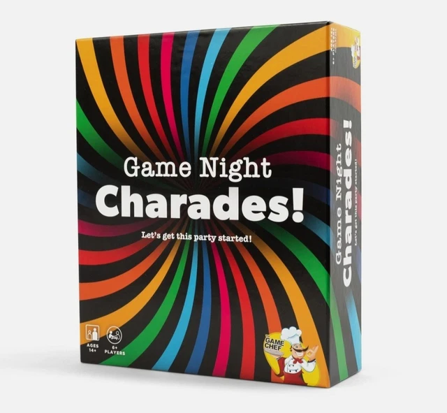GAME NIGHT CHARADES - Great Charades for Family Game Night! - Contains ...