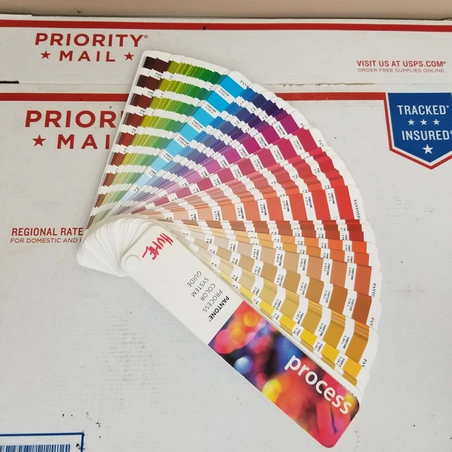 PANTONE PROCESS COLOR System Guide Swatch Fan 1991 Edition Vintage £59. ...