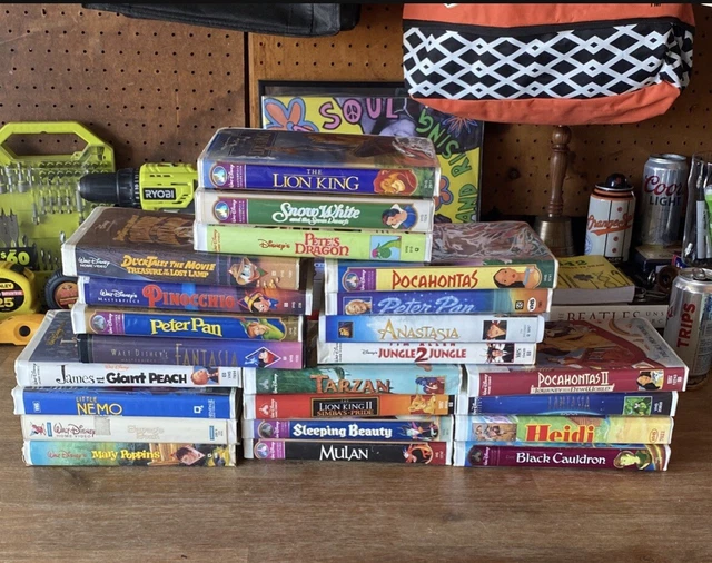 DISNEY VHS TAPES w/ orginal boxs & sleeves £54.95 - PicClick UK