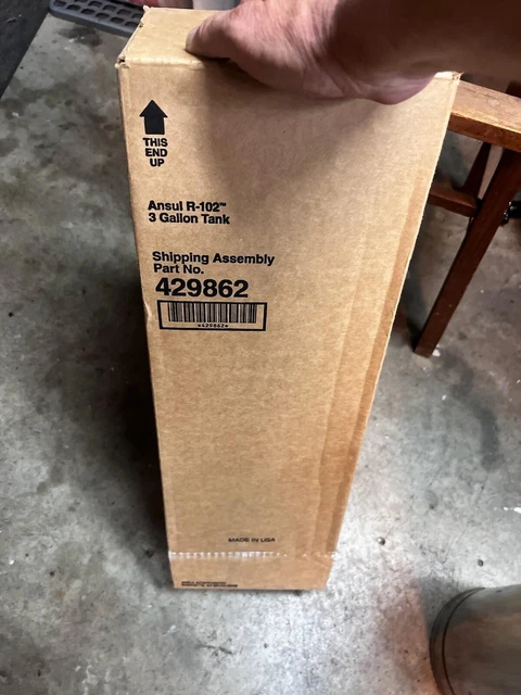 ANSUL R102 3 Gallon Liquid Agent Fire Suppression System New In BOX ...