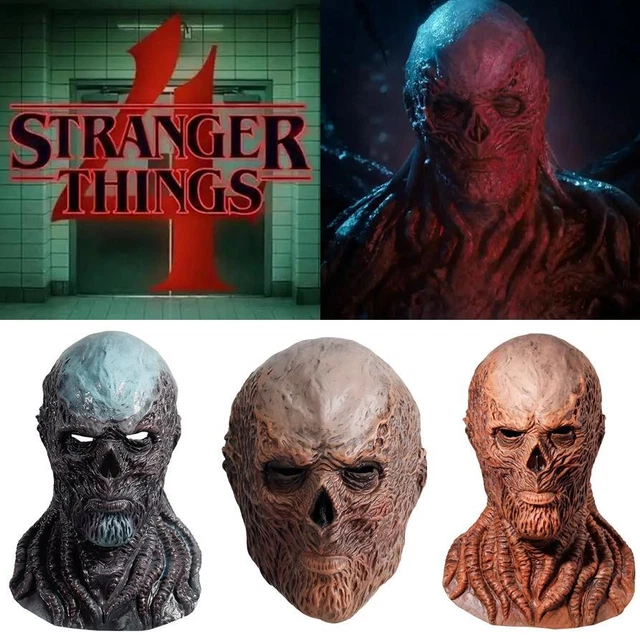 STRANGER THINGS SEASON 4 Vecna Mask Horror Latex Mask Halloween Cosplay ...