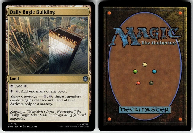 DAILY BUGLE BUILDING 179 Marvel's Spider-Man Uncommon 2025 Lp $3.00 ...