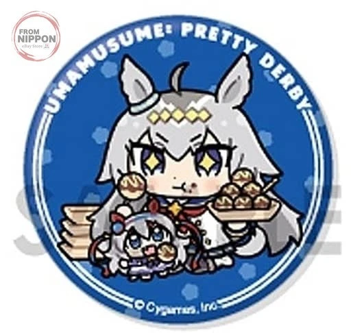 BADGES/PINS 1. OGRI Cap & Tamamo Cross "Uma Musume Pretty Derby Trading ...