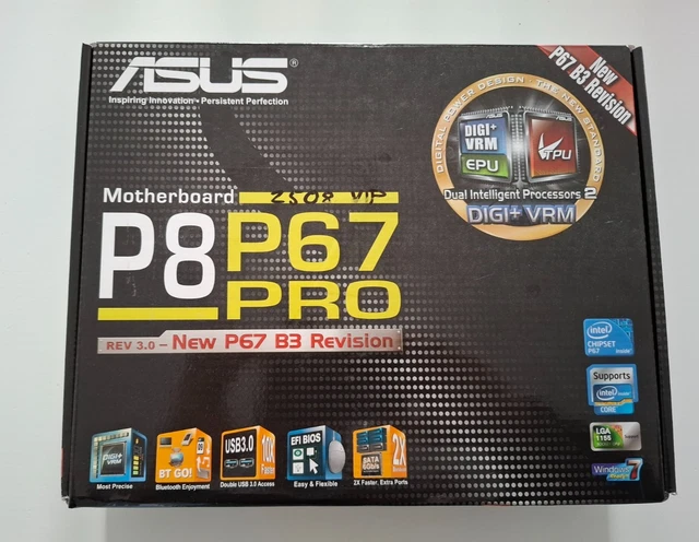 ASUS P8P67 PRO Rev 3.0, LGA 1155/Socket H2, with Intel core i7 2600k ...