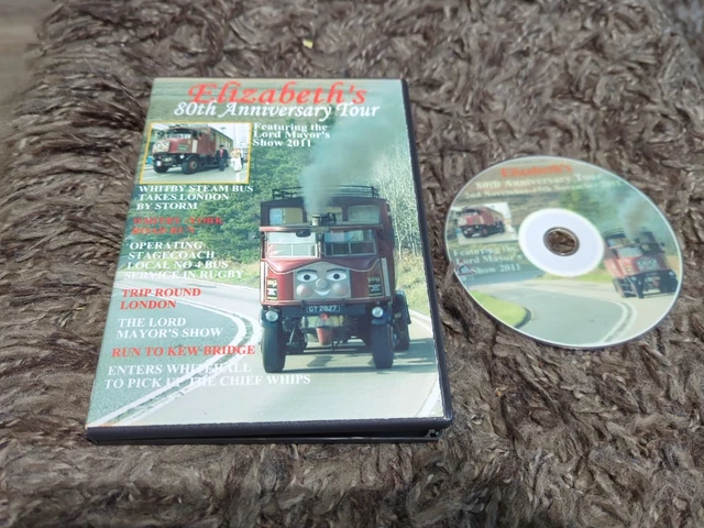 ELIZABETH'S 80TH ANNIVERSARY Tour (DVD) Whitby Steam Bus London Tour £8 ...