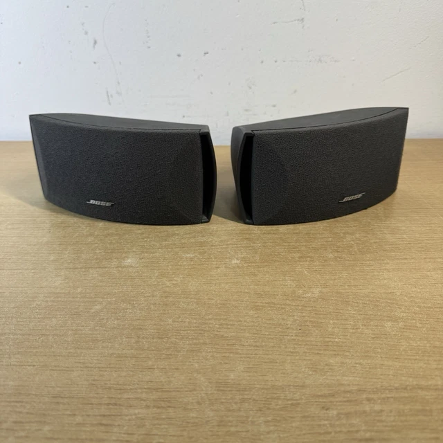2 BOSE 321 Satellite Gemstone Speakers Black x 2 Working No Plugs FREE ...