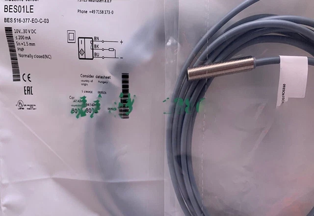 1PCS FOR BALLUFF Inductive Proximity Switch Sensor BES01LE BES 516-377 ...