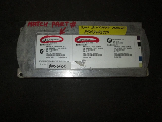 BMW BLUETOOTH MODULE #8410920529 * Voir Article Description* EUR 69,92 ...