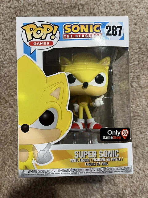 SONIC THE HEDGEHOG, Super Sonic Funko Pop 287, GameStop Exclusive £28. ...