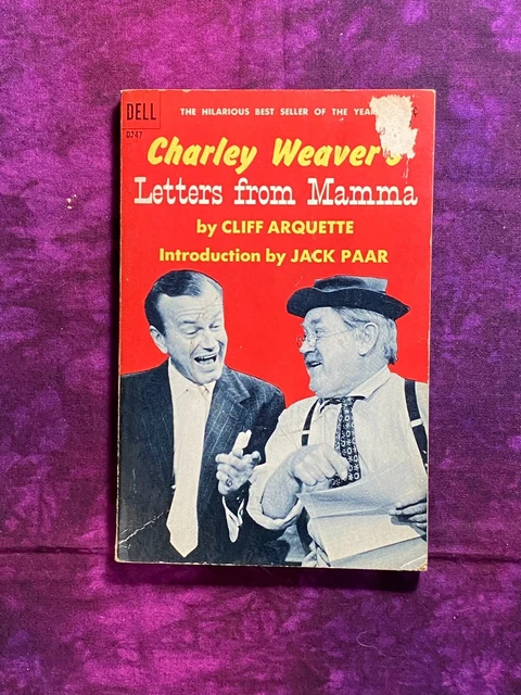 VINTAGE - CHARLEY Weaver "Letters from Mamma" [PB,1959] $6.00 - PicClick
