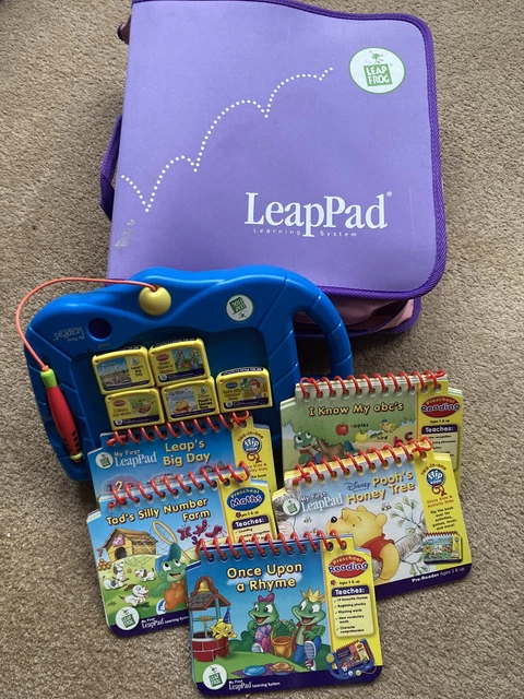 LEAPFROG MY FIRST Leappad Learning System with 5 books and 5 cartridges ...