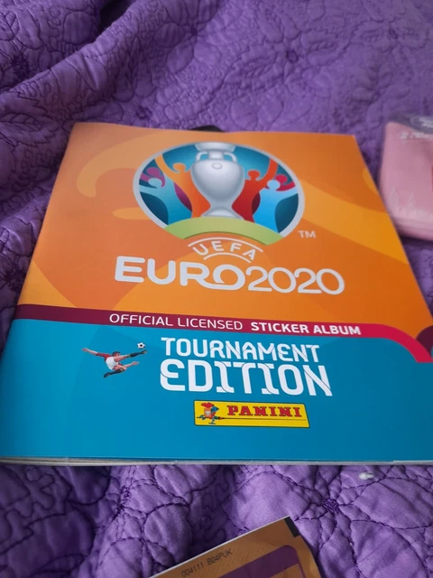 PANINI UEFA EURO 2020 Official Sticker Album/Book & 6 Stickers& 1 pack ...