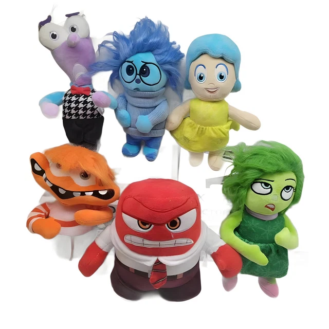 NEW OFFICIAL 12 Inch Inside Out Soft Toy Plush Emotion Anxiety Fear ...