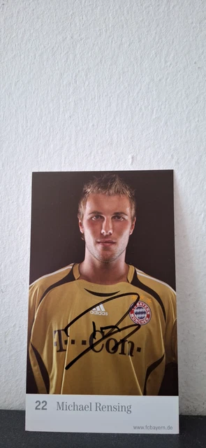 FC BAYERN MÜNCHEN - Original signierte Autogrammkarte - Michael Rensing ...