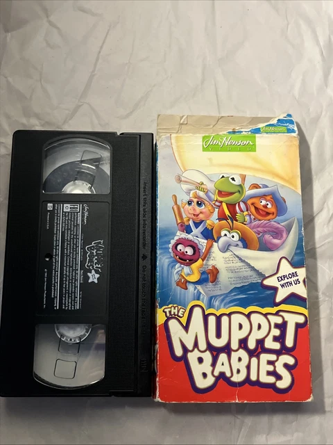 THE MUPPET BABIES "Explore with Us" VHS Video Tape Used Movie Jim ...