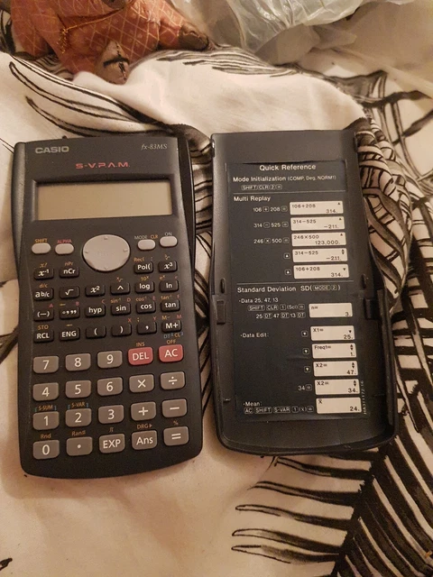 CASIO FX-83MS SCIENTIFIC Calculator vintage 1980s £3.00 - PicClick UK