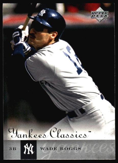 2004 PONT SUPÉRIEUR Yankees Classics Wade Boggs #67 Yankees de New York ...