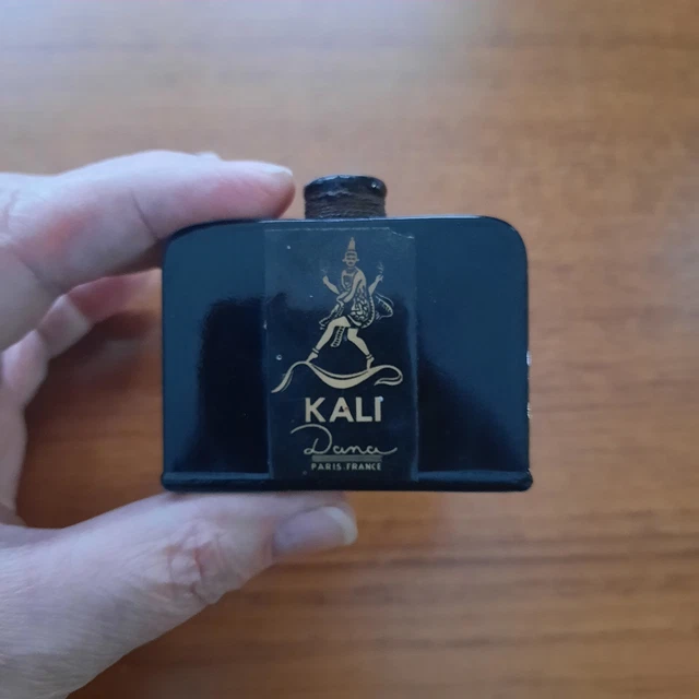 VINTAGE KALI BY Dana, Black Glass Perfume Bottle, France $45.00 ...