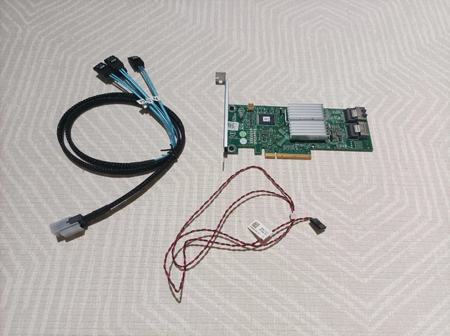 DELL POWEREDGE RAID-CONTROLLER H310/PERC H310 mit neuem Mini-SAS-Kabel ...