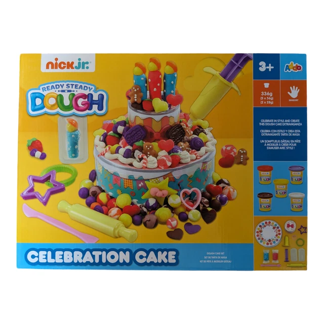 NICK JR. READY Steady Dough Celebration Cake Spielset brandneu in OVP ...