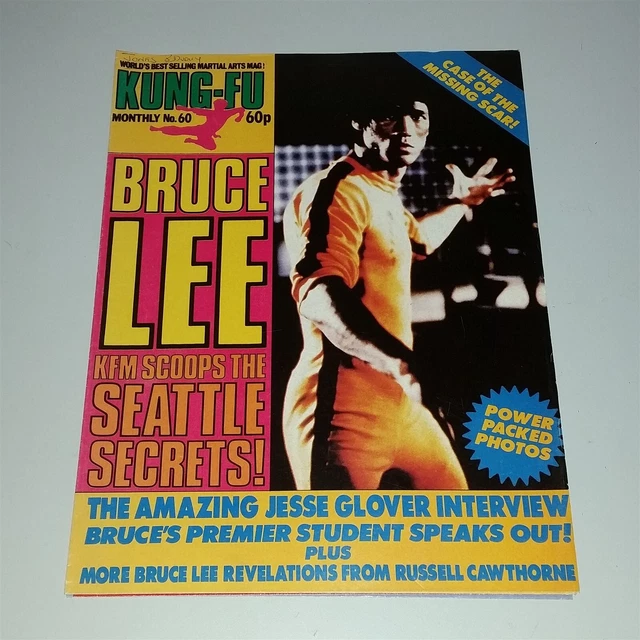 KUNG FU MONTHLY Poster Magazine #60 Bruce Lee Russell Cawthorne Jesse ...
