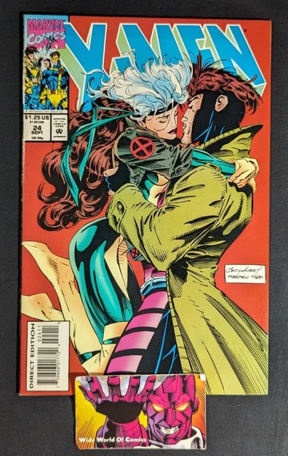 X-MEN #24 1a classica cover bacio Rogue Gambit Andy Kubert Marvel EUR ...