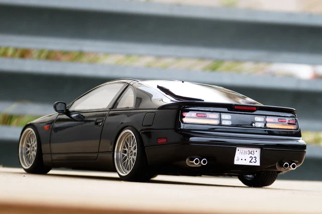 1/18 NISSAN 300ZX Fairlady Z Z32 Otto Ottomobile Black Modified Conversion Tuning BBS £275.37 ...