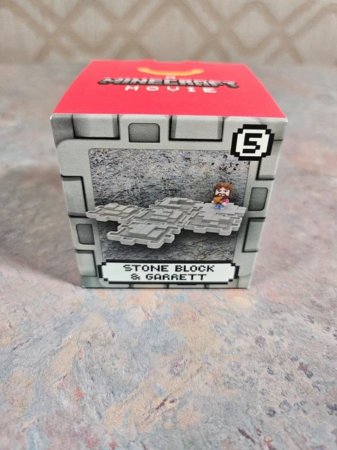 2025 MCDONALD'S - A Minecraft Movie - Stone Block and Garrett #5 Toy ...