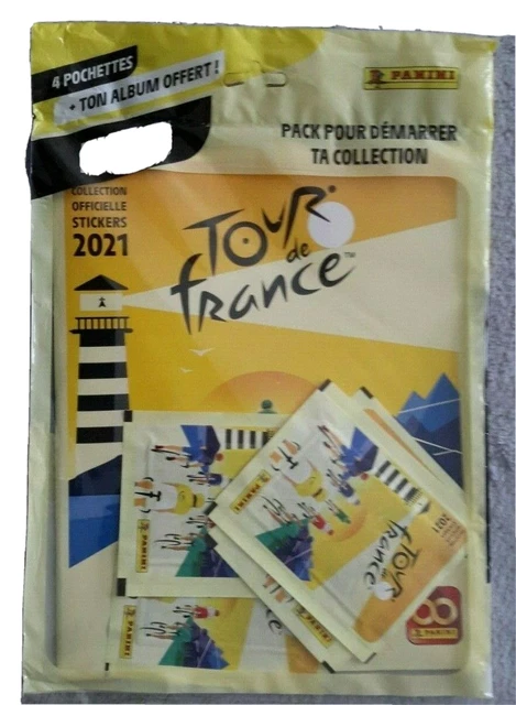 PANINI TOUR DE France 2021 Album Vide + 4 Pochettes Soit 20 Stickers ...